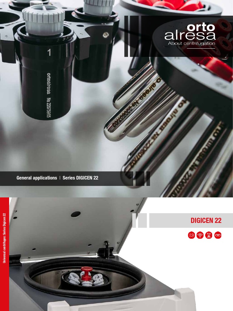 Catalogue Series Digicen 22 ENG | PDF | Centrifuge | Electric Motor