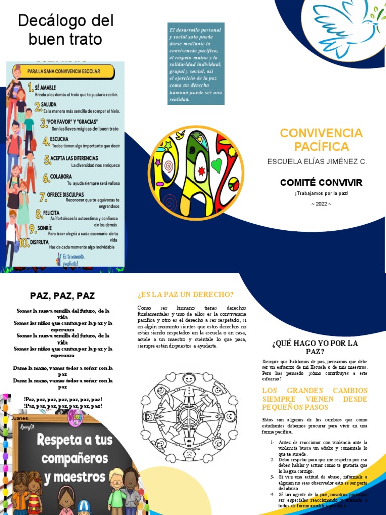 Convivencia Pacífica Pdf Paz