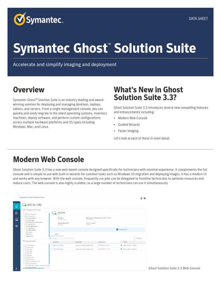 Symantec Ghost-Solutions-Suite-En | PDF | Microsoft Windows | Computing