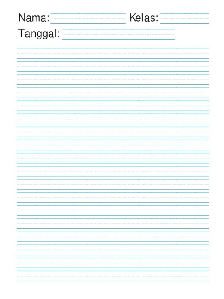 Lembar Tulis Tegak Bersambung Pdf