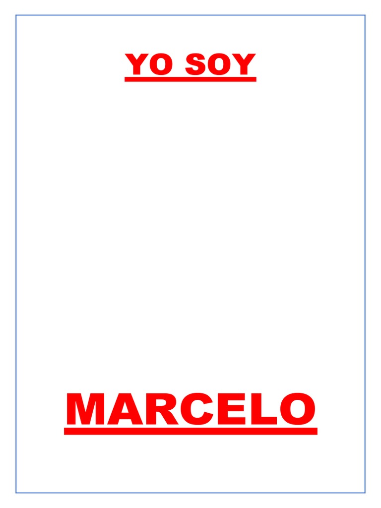 Yo Soy Marcelo | PDF
