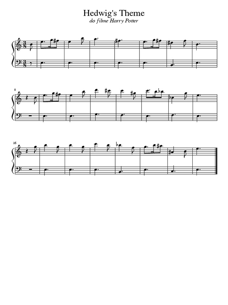 Hedwigs Theme EASY | PDF