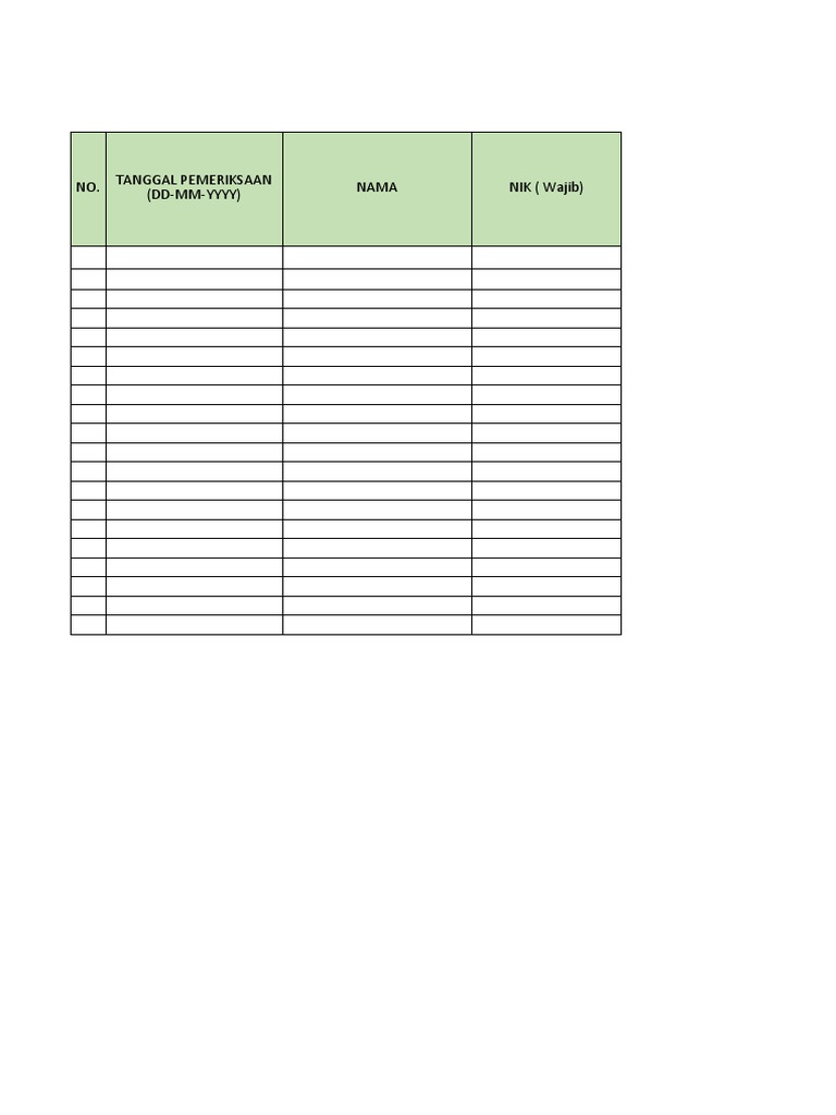 Form Offline Dengue | PDF