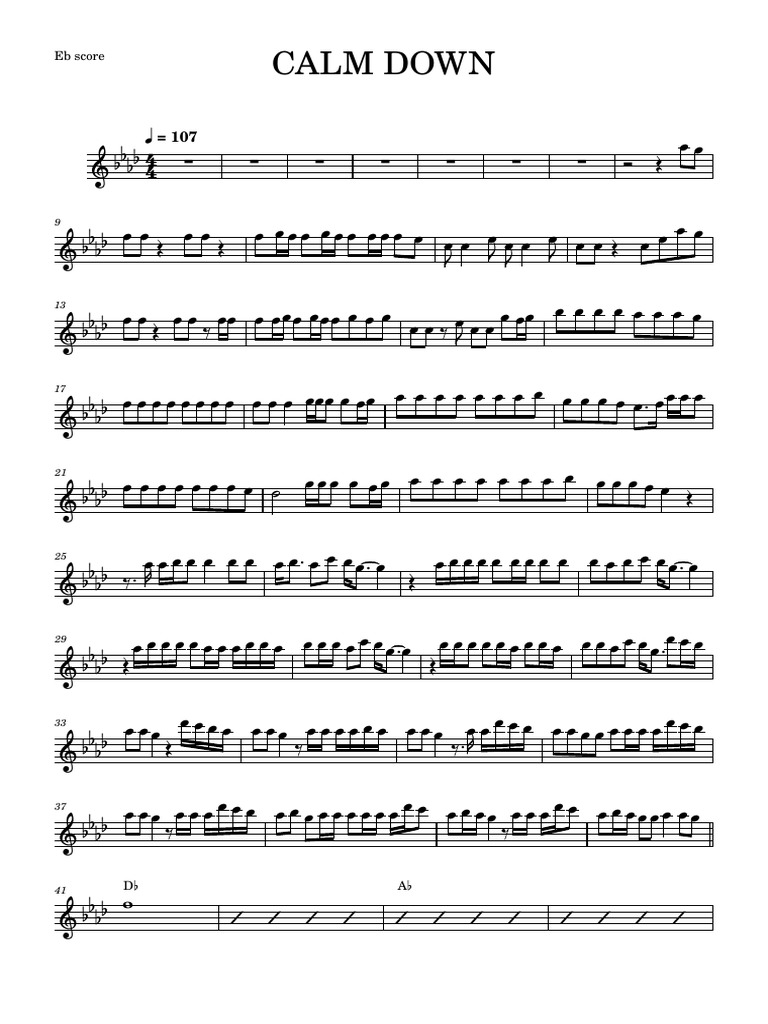 Calm Down | PDF