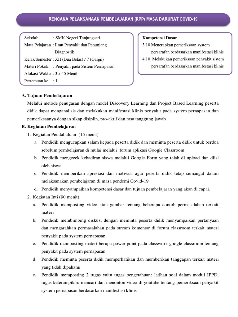 Rencana Pelaksanaan Pembelajaran Daring Ippd | PDF | Karier & Perkembangan | Sains & Matematika