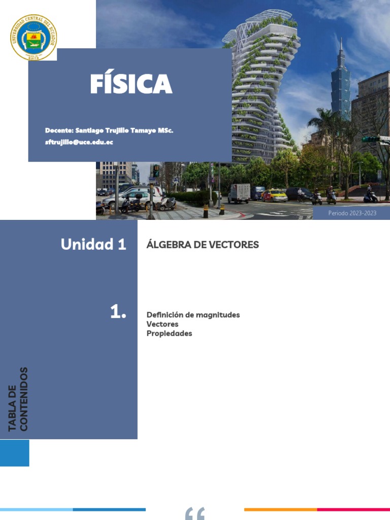 1. Vectores y propiedades | PDF | Vector Euclidiano | Escalar (Matemáticas)