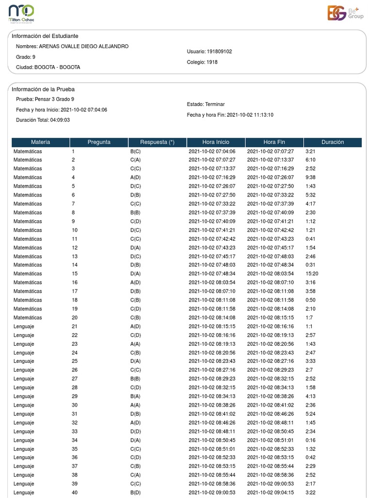 Pensar 3 Virtual G9 | PDF | Métodos y materiales de enseñanza
