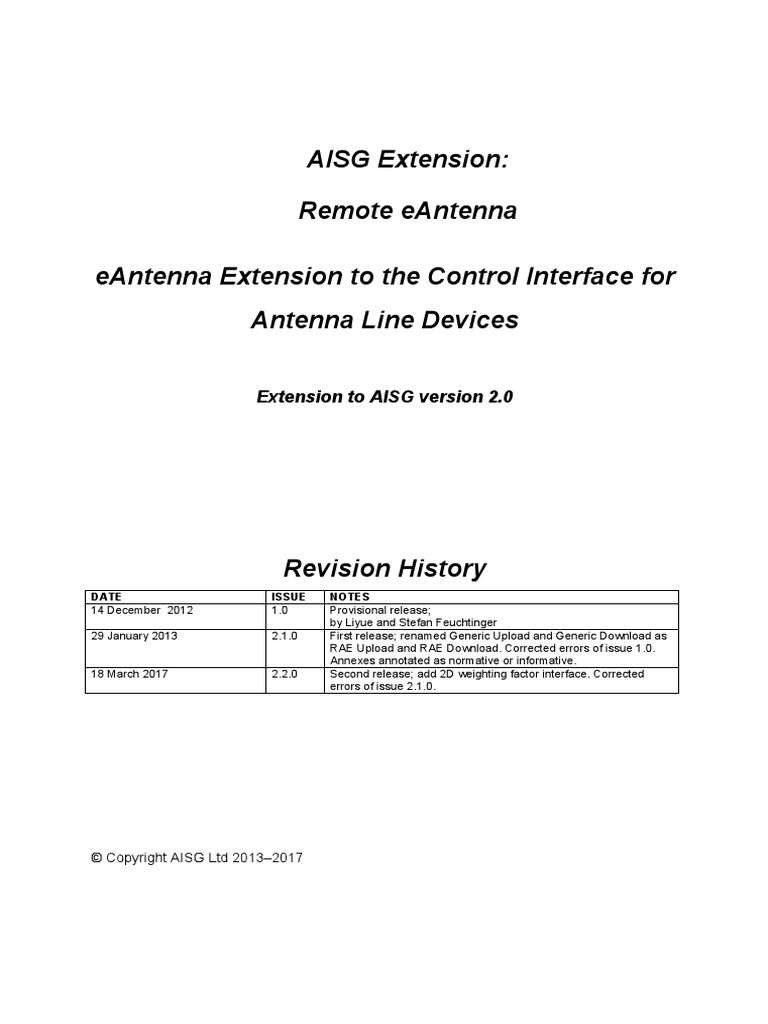 AISG ES RAE v2.2.0 | PDF | Computing | Computer Engineering