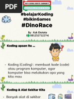 Tutorial Game Lompat di Scratch | PDF