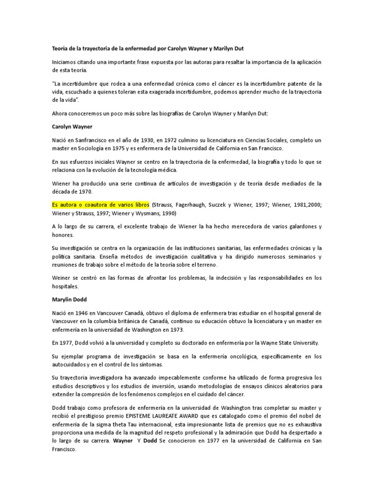 Trayectoria de La Enfermedad | PDF | Epilepsia | Teoría