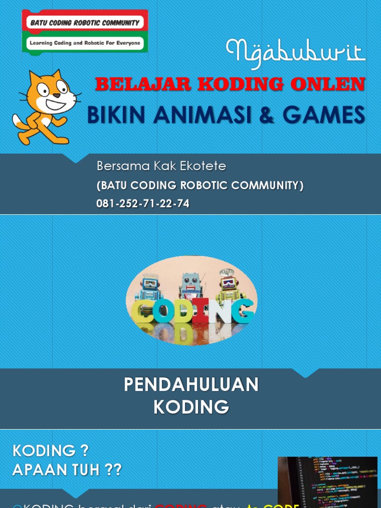 Belajar Koding untuk Anak & Remaja | PDF | Game & Aktivitas