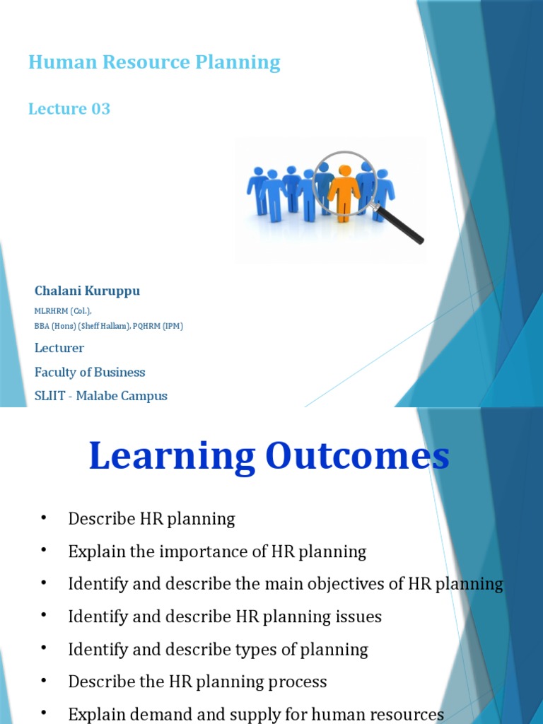 L3 - HR Planning | PDF | Human Resources | Human Resource Management