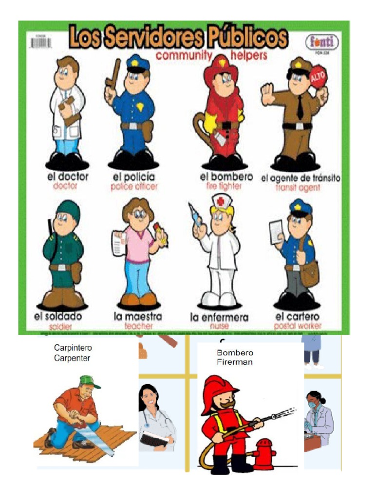 Profesiones y Oficios en Ingles | PDF