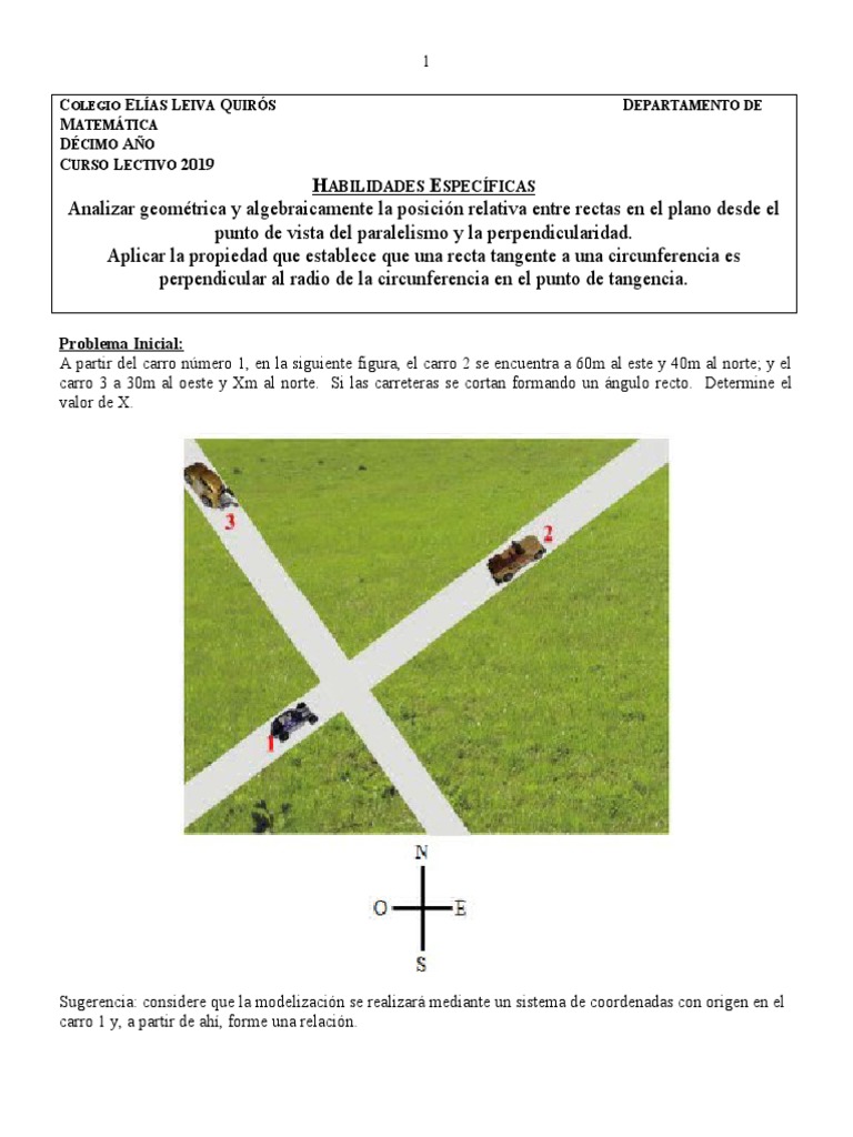 RectasParalelas Perpendiculares | PDF | Pendiente | Ángulo