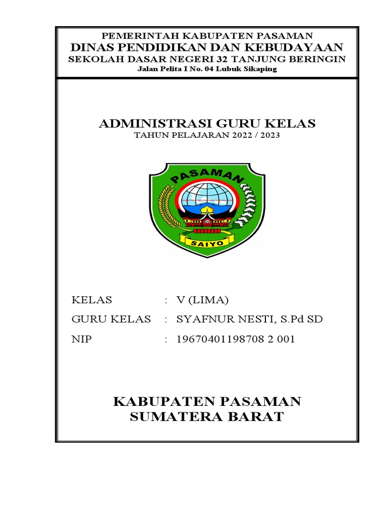 Administrasi Guru - 2 | PDF