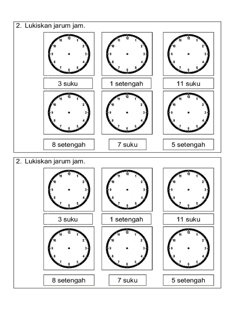 Jam Dan Minit (Kistal) | PDF