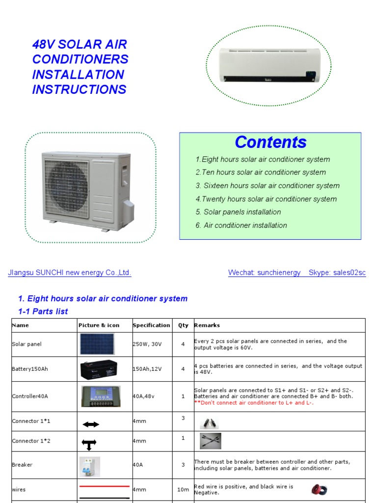 System 48V Solar AC Book | PDF | Solar Panel | Power Inverter