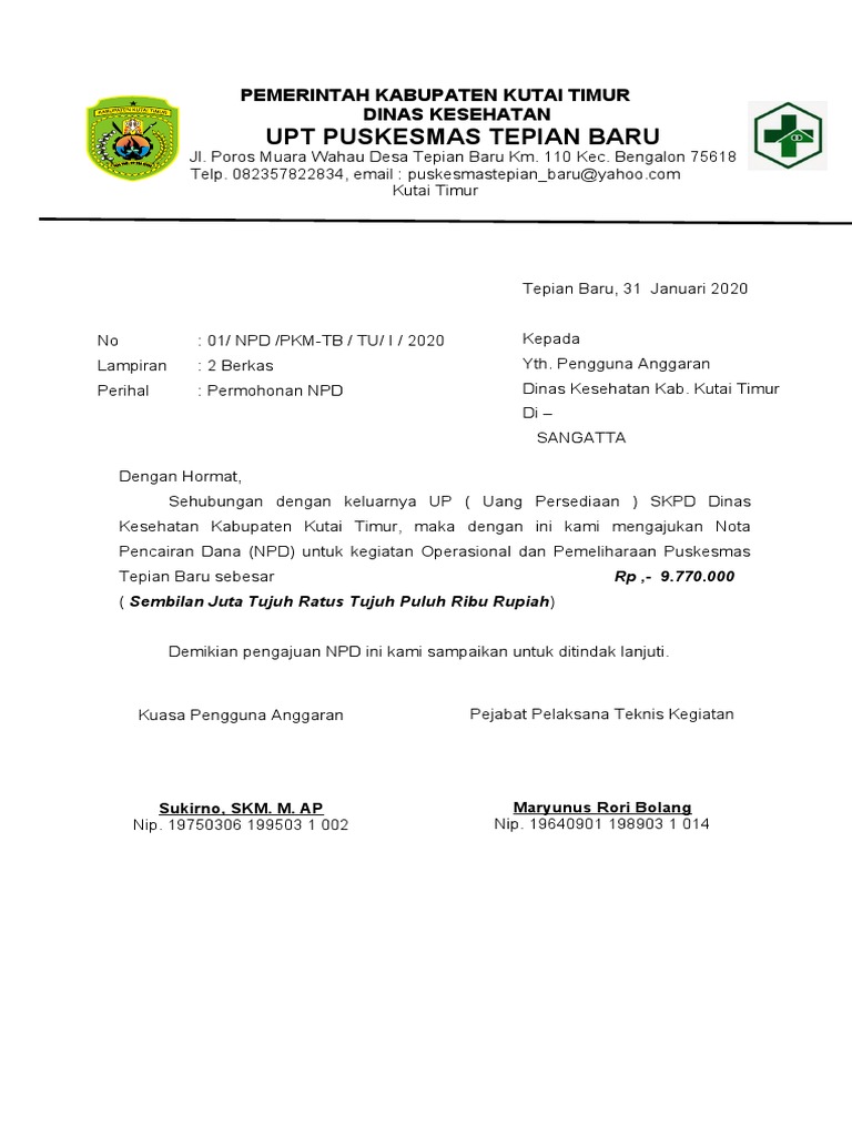 Permohonan NPD | PDF