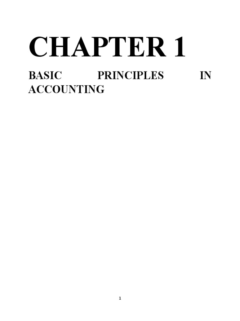 Accounting 1 | PDF | Debits And Credits | Equity (Finance)