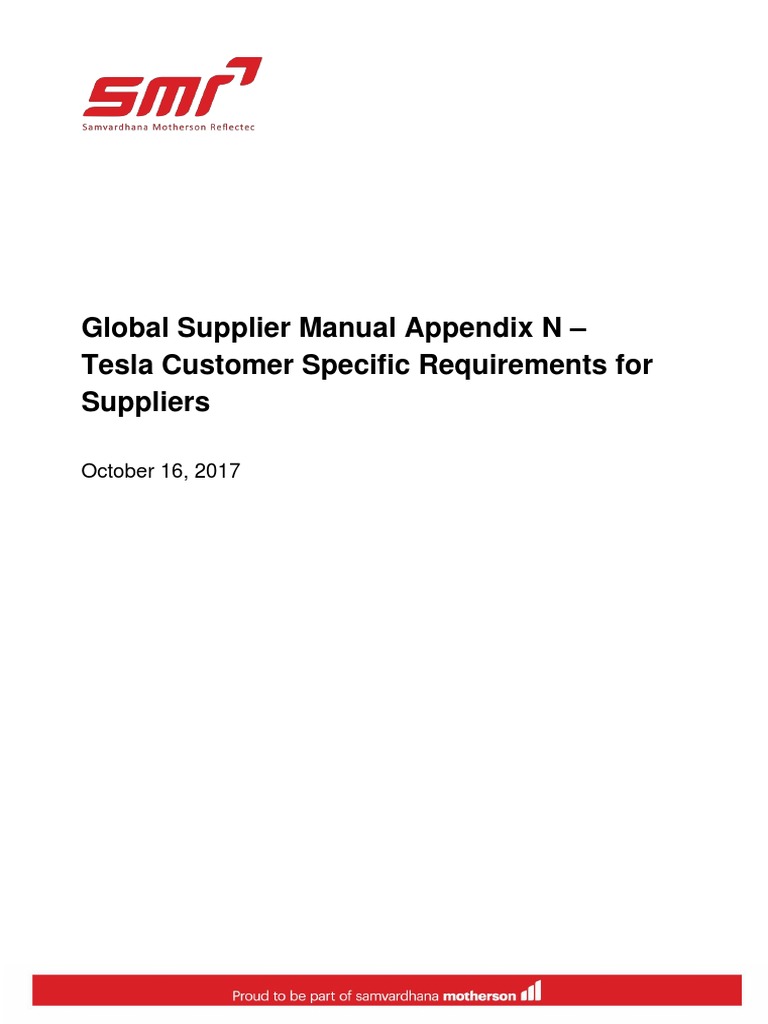 Appendix N Tesla CSR | PDF