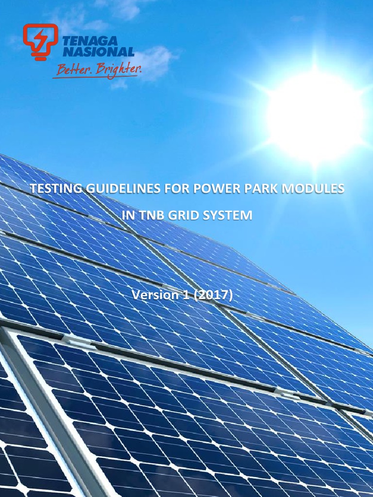 Testing Guidelines For Power Park Modules 2017 | PDF | Electrical Grid ...