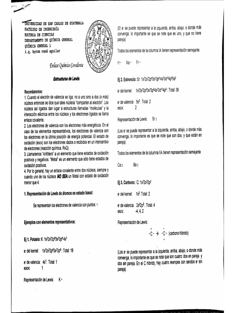 Enlace Químico Pdf