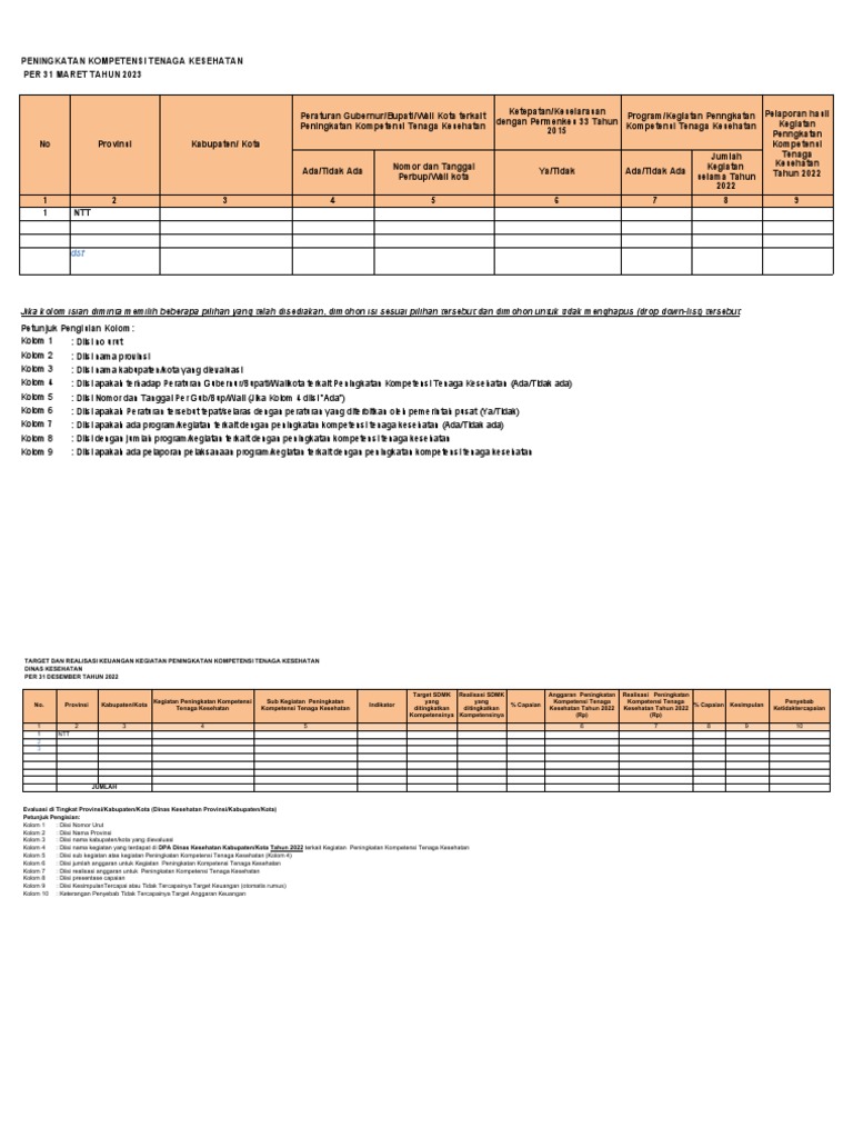 Permintaan Data Redistribusi Nakes | PDF
