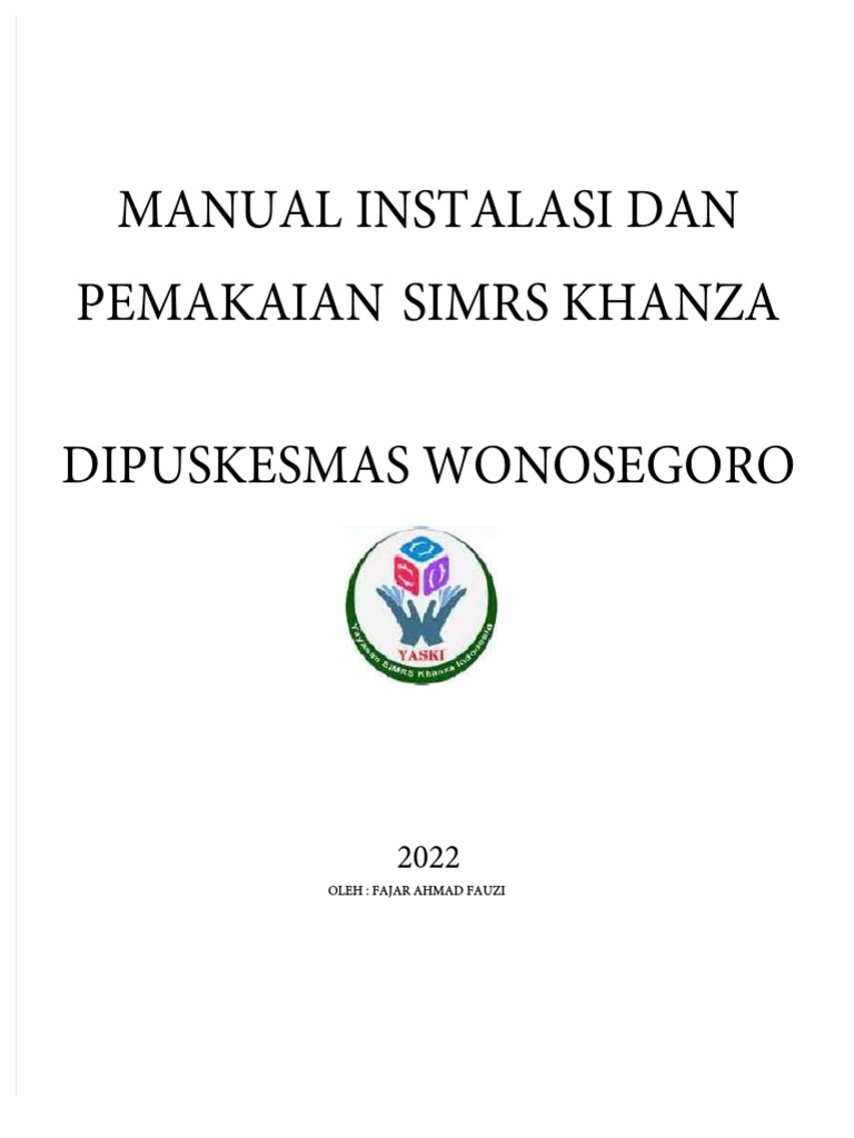 Panduan SIMRS Khanza Puskesmas | PDF