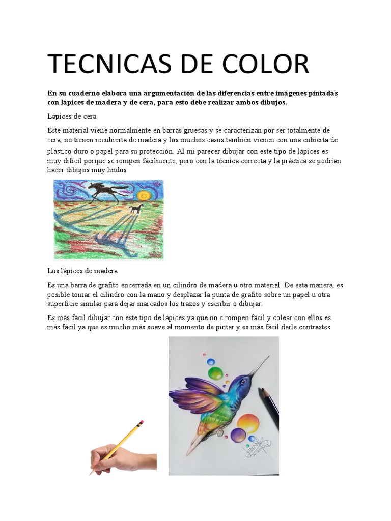 Tecnicas de Color | PDF