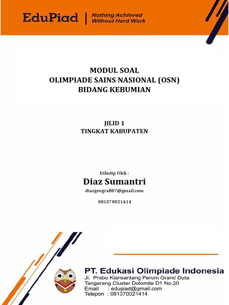 Modul Kebumian Jilid 1 | PDF