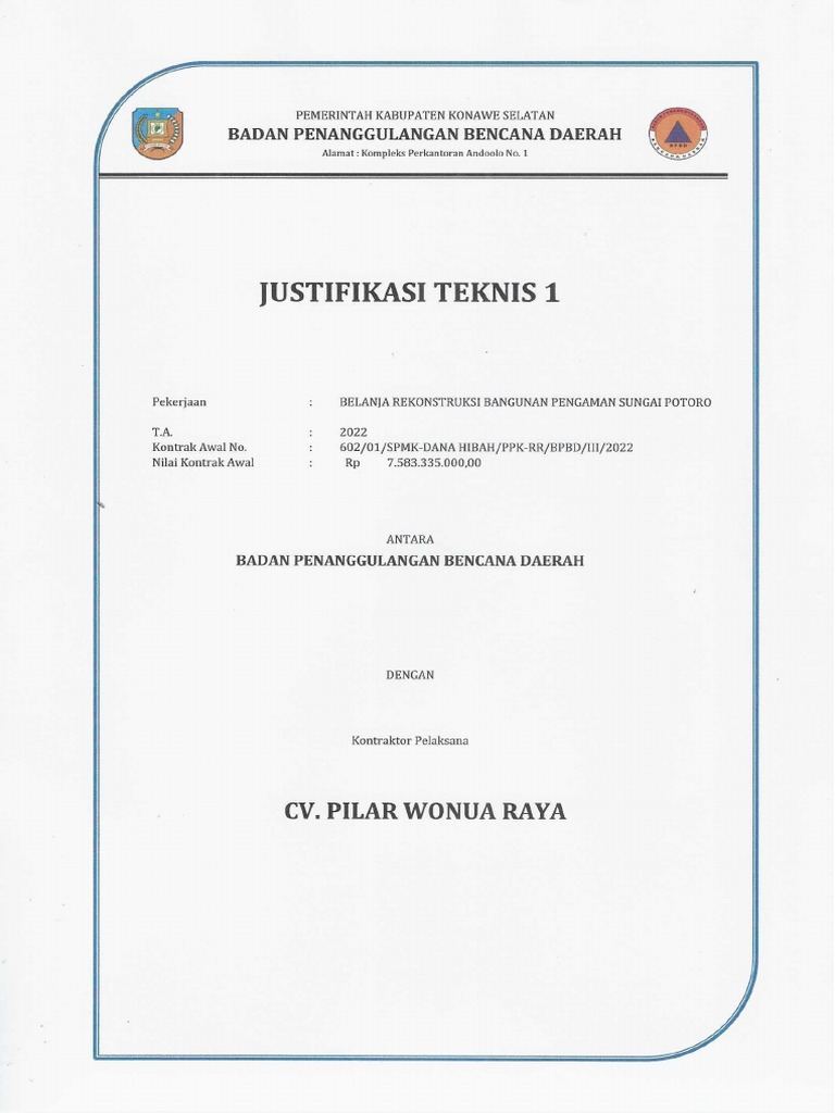 Justifikasi Adendunm (Mutual Check) | PDF