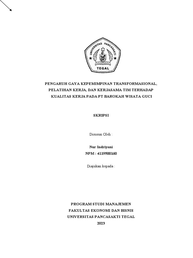 Skripsi Bab 4 Dan 5 Indri Pdf