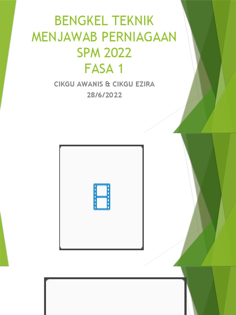 Bengkel Teknik Menjawab Perniagaan | PDF