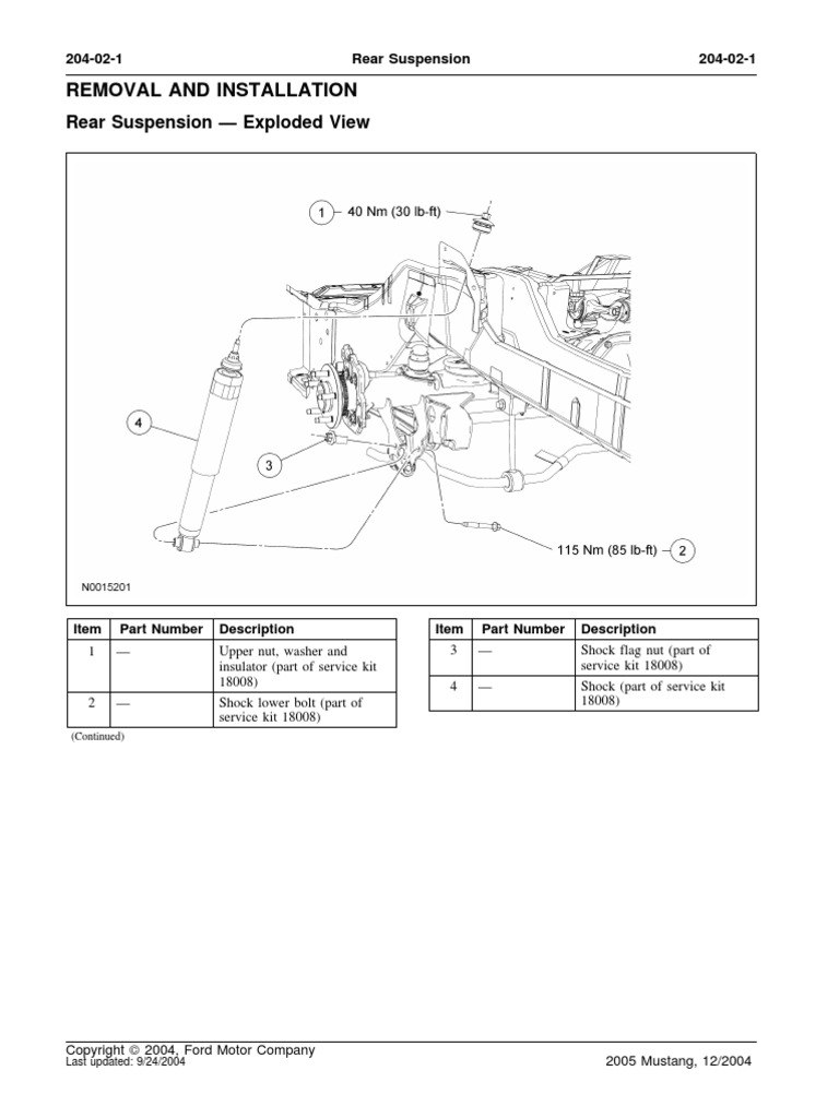 Exploded View Rear Suspention | PDF | Suspension (Vehicle) | Wheeled ...