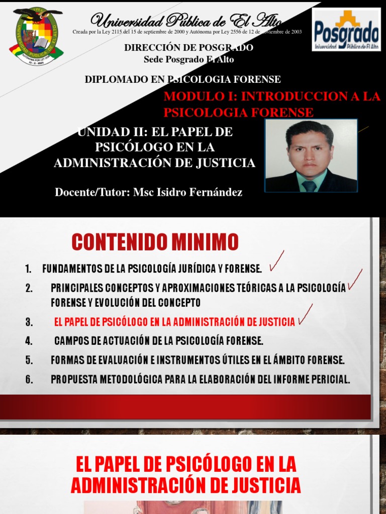 Presentación Domingo 4 Dic ROL P - FORENSE | Descargar gratis PDF ...
