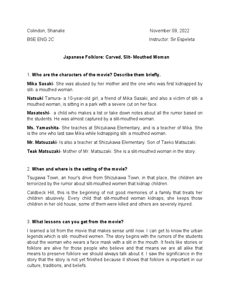 Japanese Folklore Pdf