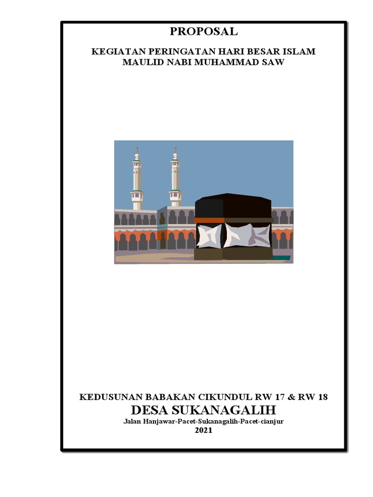 Proposal Maulid Nabi 2021 Rev1 | PDF