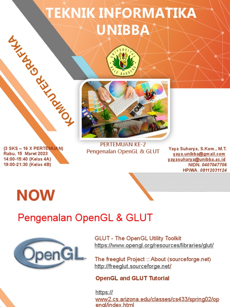 Pertemuan Ke-2-Grafika Komputer - Pengenalan OpenGL & GLUT | PDF | Seni | Komputer