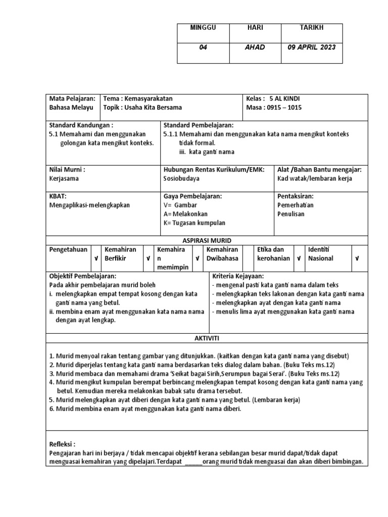 M4.090423 Ahad | PDF