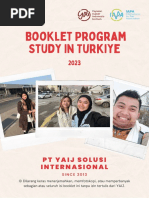Buku Panduan Beasiswa YTB (Turkiye Burslari) B. Indonesia | PDF