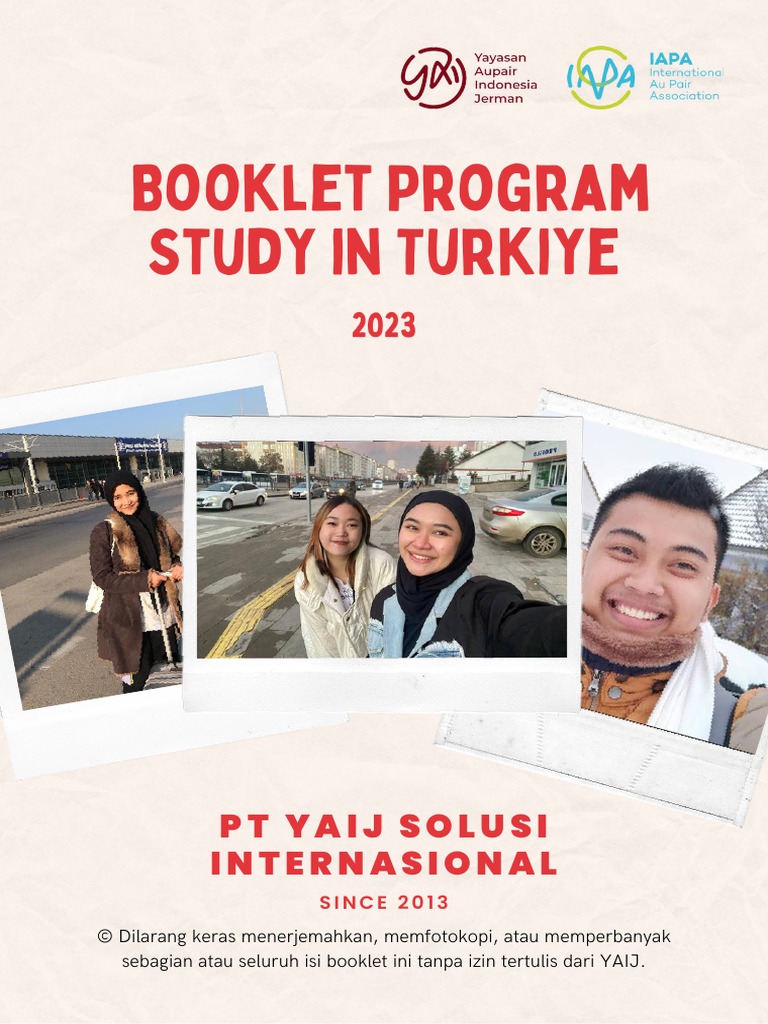 Booklet Study in Turkiye-Min | PDF