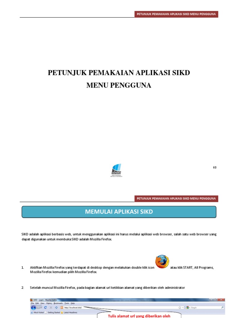 Panduan Pengguna Aplikasi SIKD | PDF | Komputer