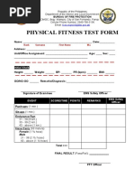 Individual PFT Clearance Card | PDF | Medicine | Clinical Medicine