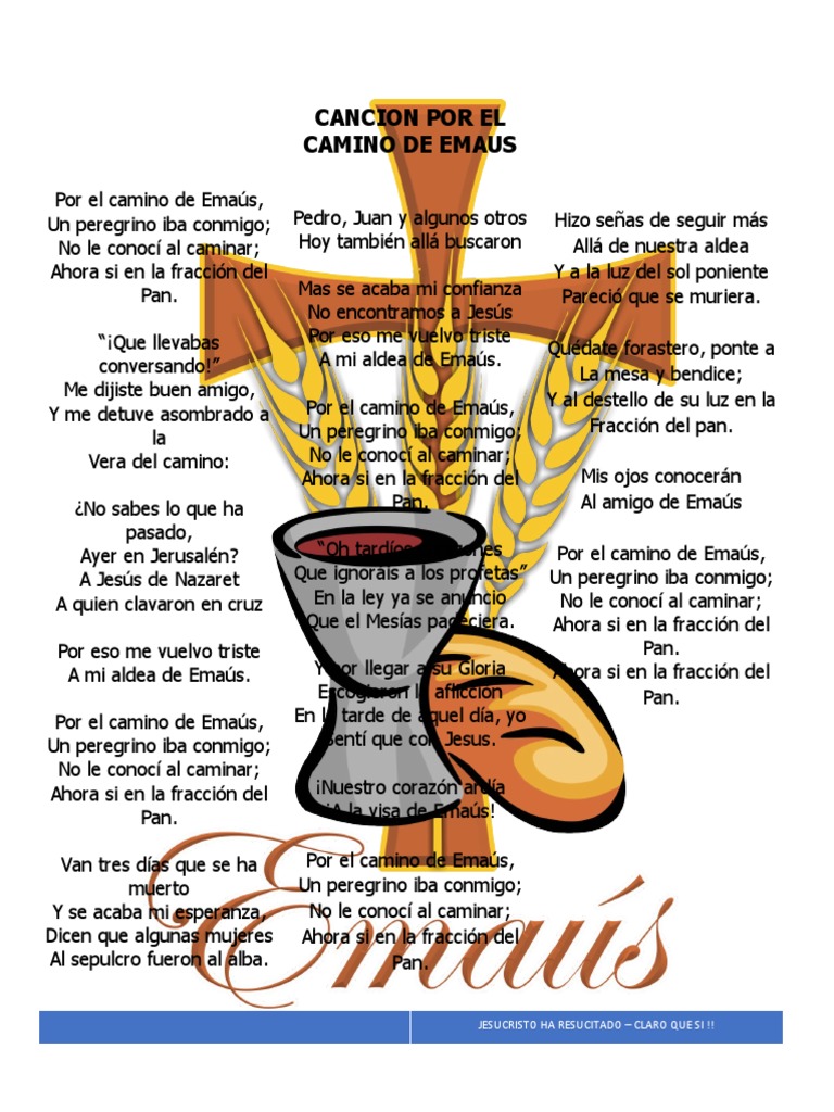 R16 - CANCION POR EL CAMINO DE EMAUS | PDF