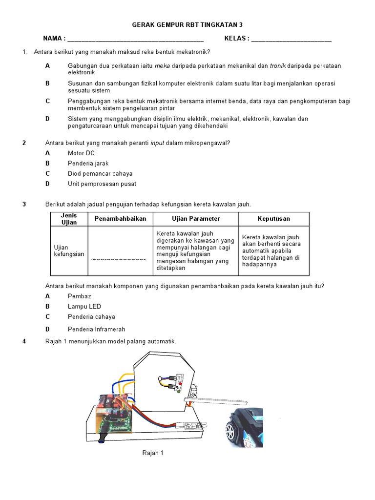 Gerak Gempur RBT Tingkatan 3 | PDF