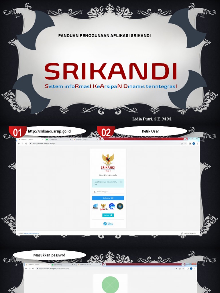 Panduan Aplikasi Srikandi | PDF