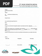 Surat Permohonan Pengembalian Dana | PDF