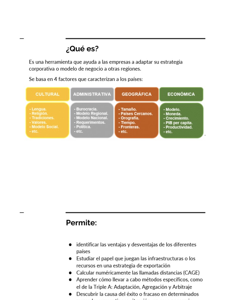 Modelo CAGE | PDF