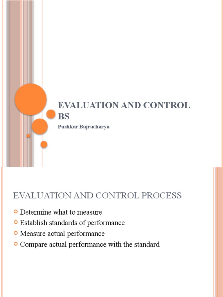 Evaluation and Control | PDF | Risk | Enterprise Risk Management
