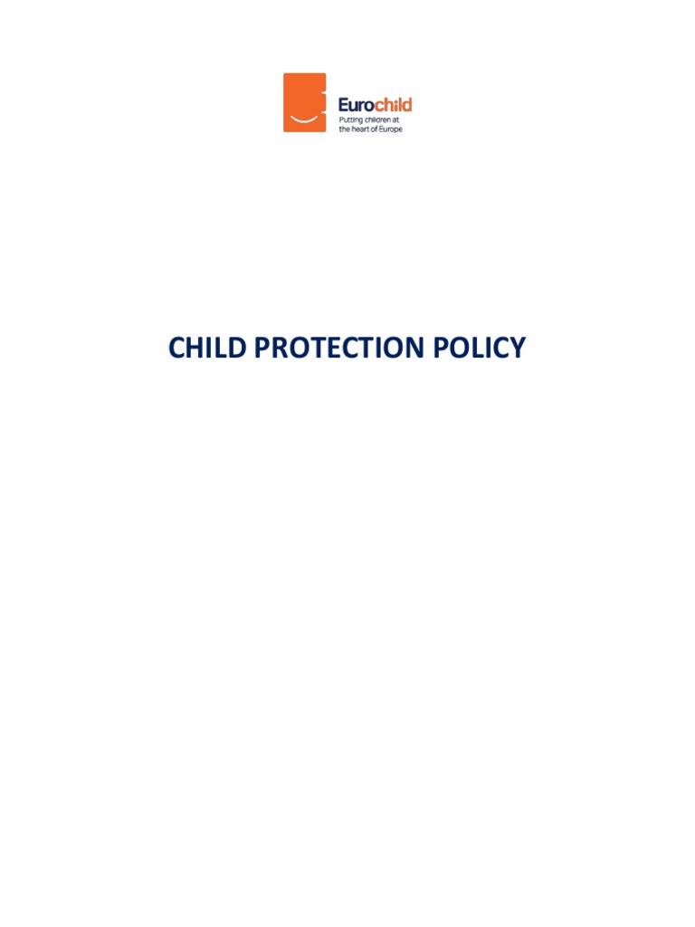 Eurochild Child Protection Policy | PDF | Social Science | Wellness